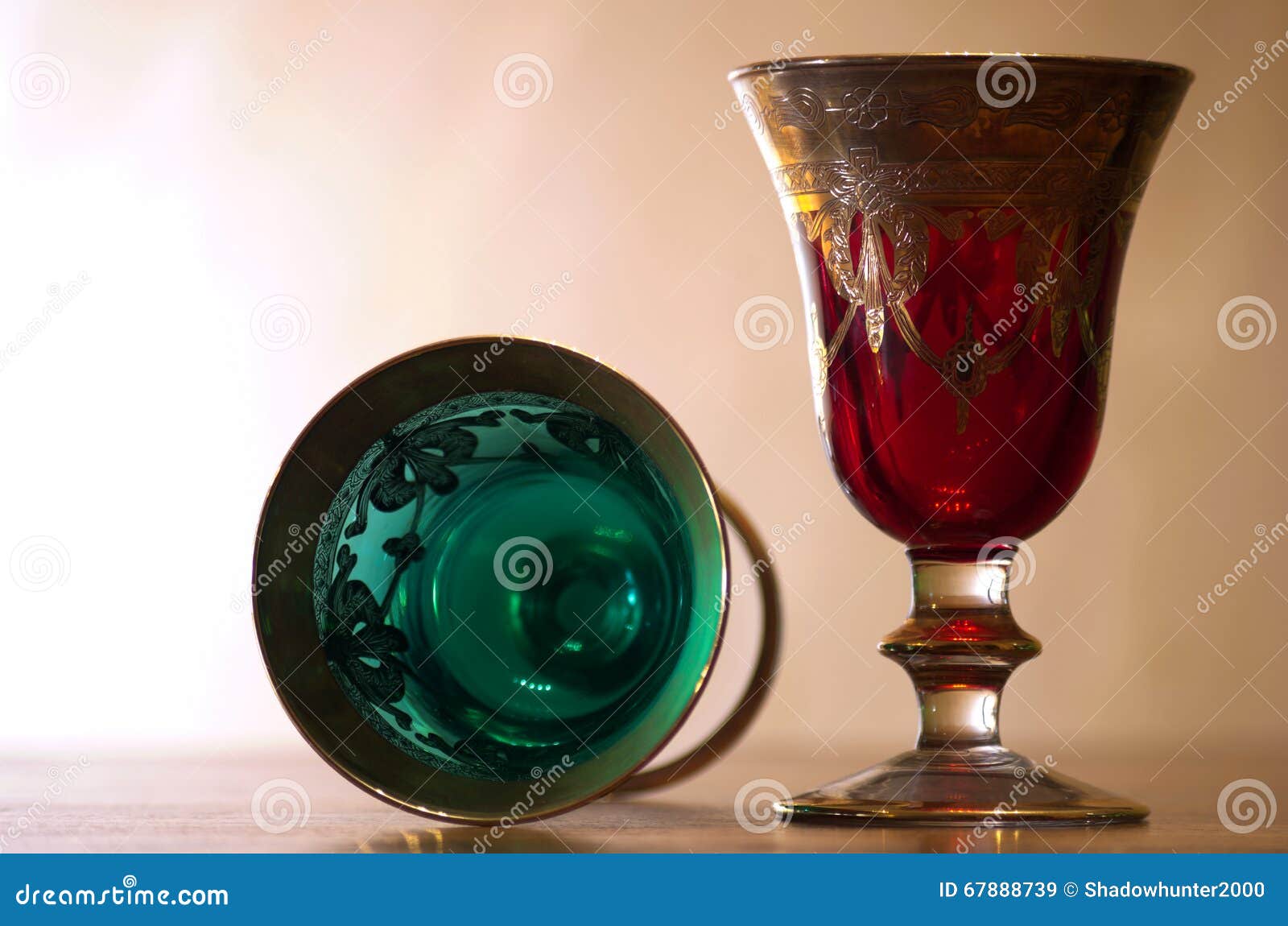 Two goblets stock image. Image of christmas, crystal - 67888739