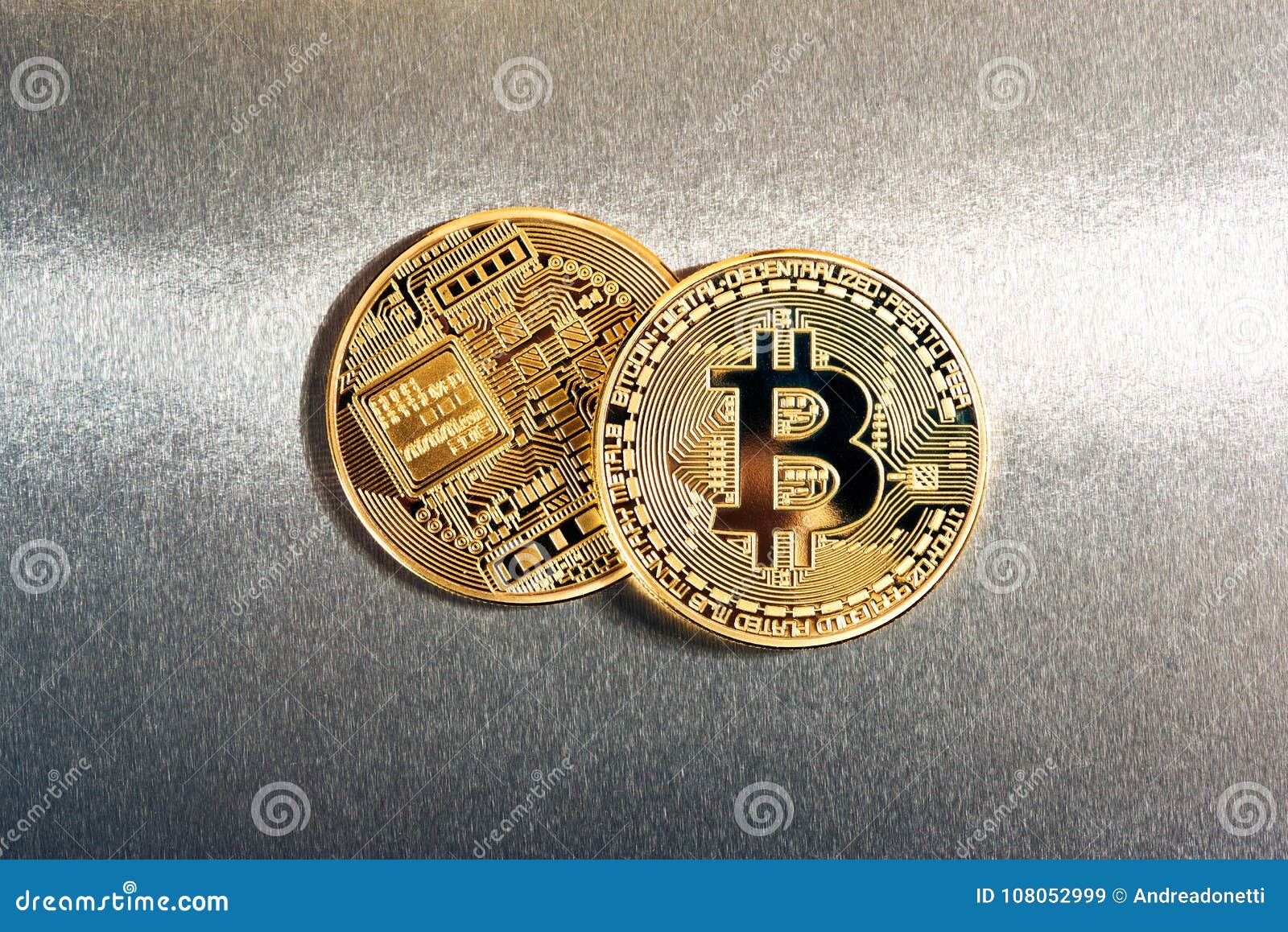 Two Gold Bitcoins On A Reflective Background Stock Image - Image of ... Two Gold Bitcoins On A Reflective Background Stock Image - Image of ...