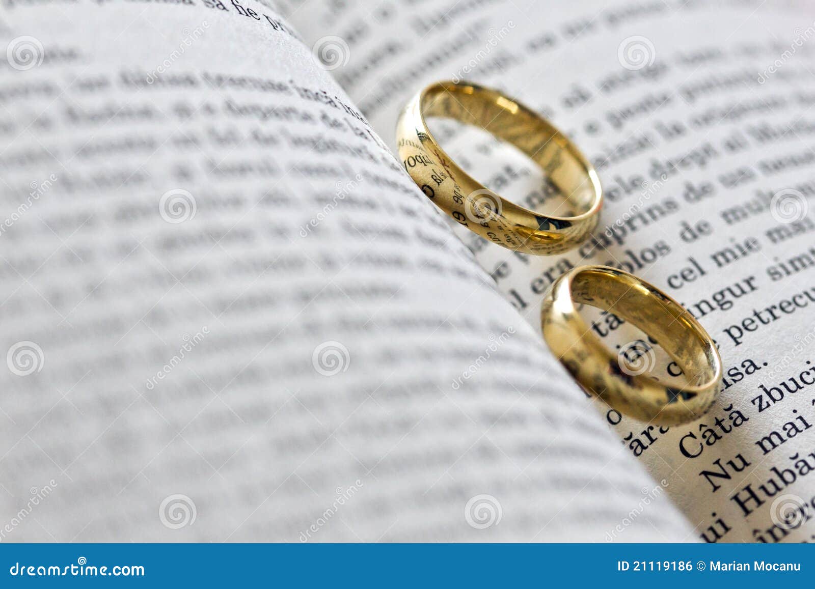 Two gold rings stock photo. Image of metal, circle, gold - 21119186