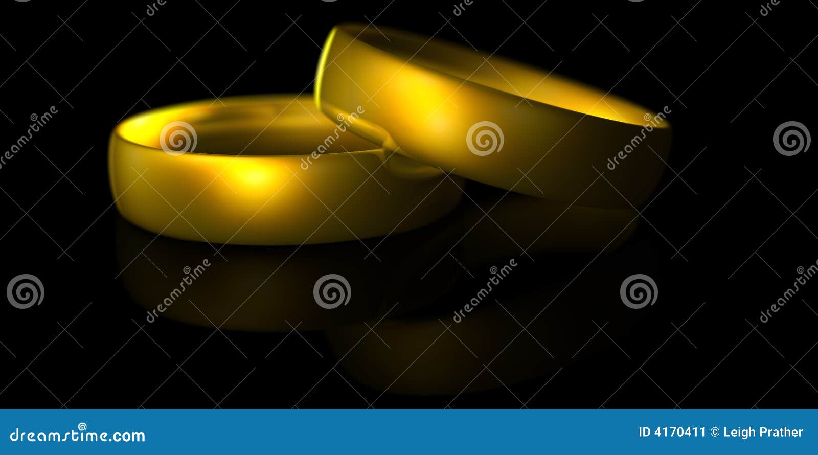 Two gold rings stock illustration. Illustration of faithful - 4170411