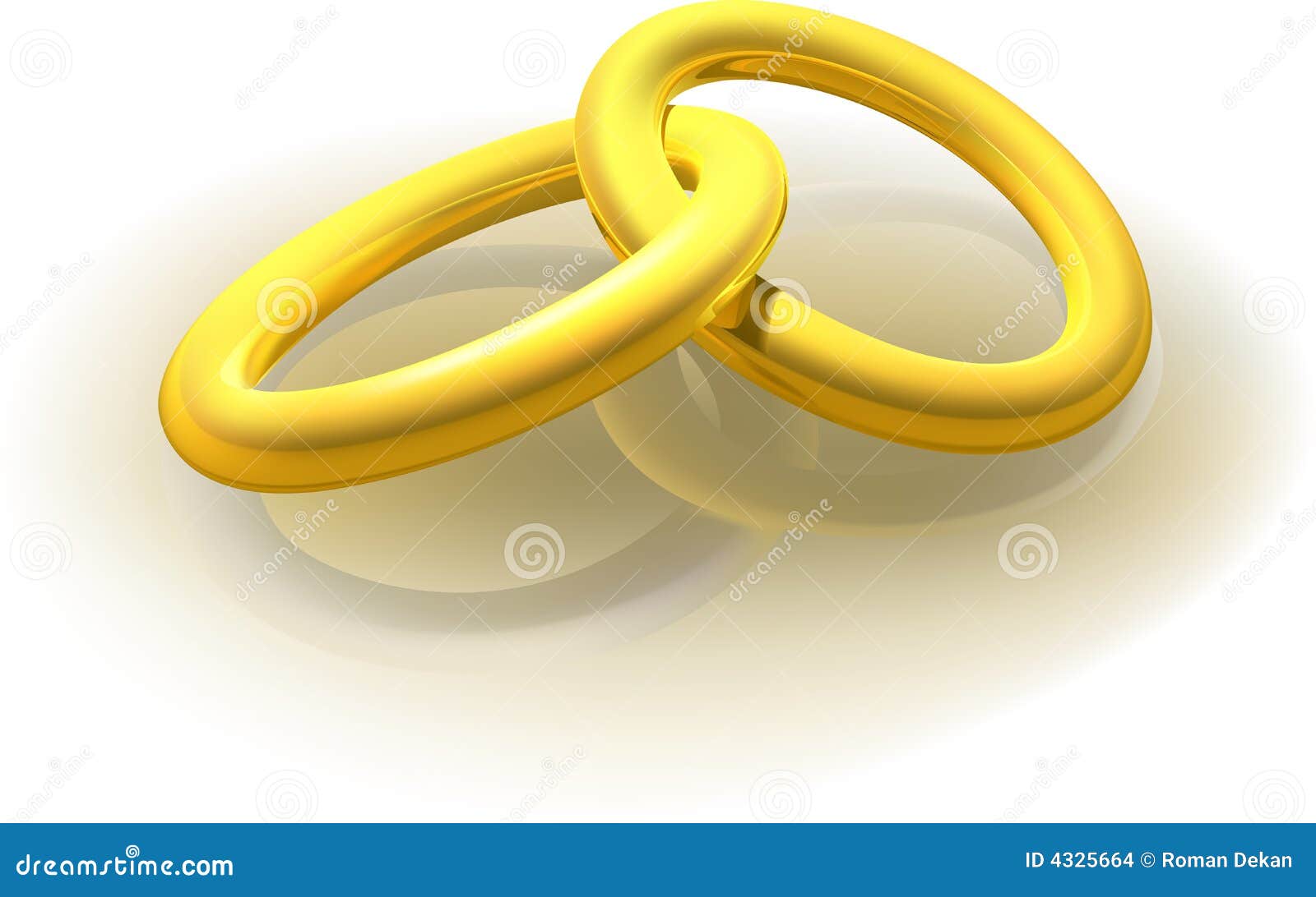 Two Gold Rings stock vector. Illustration of clipart, rings - 4325664
