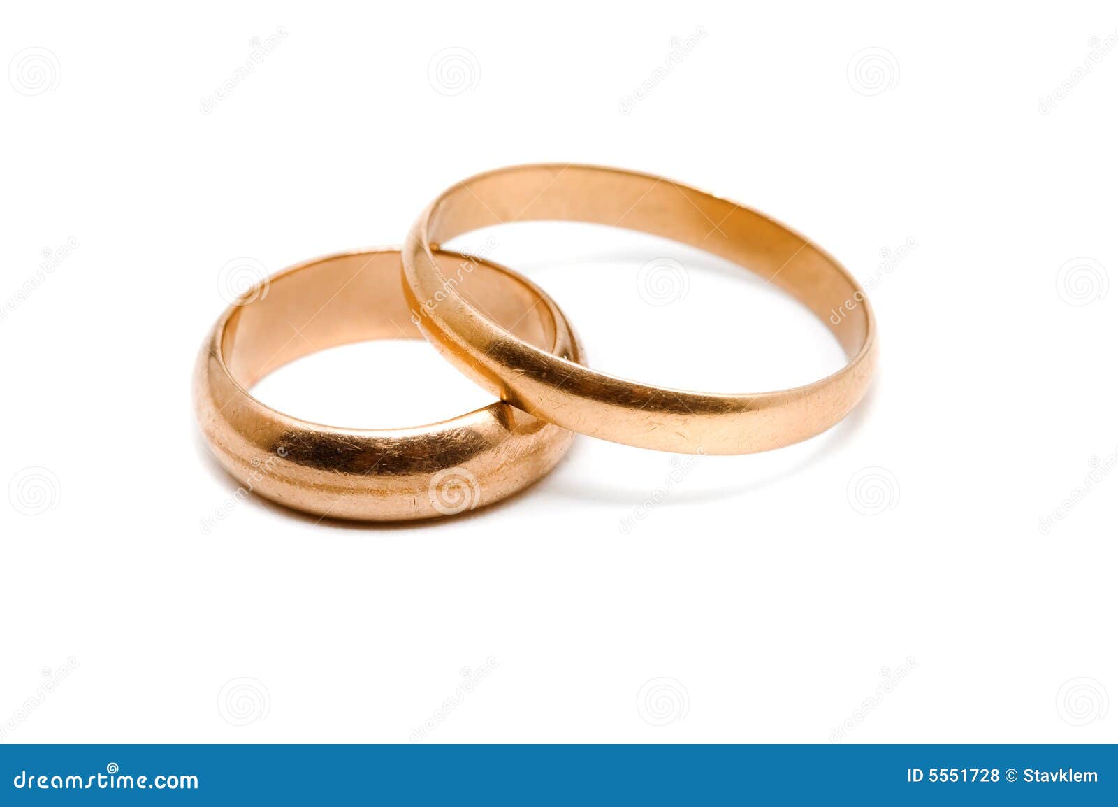 Two gold rings stock photo. Image of objects, macro, symbol - 5551728