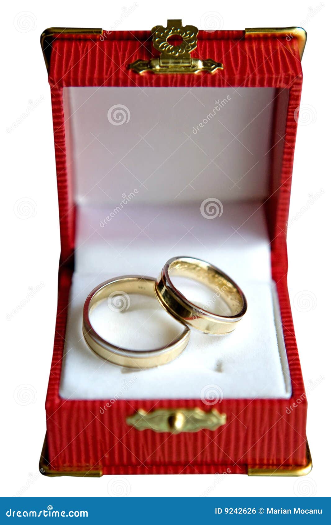 Two gold rings stock photo. Image of gold, romance, isolated - 9242626