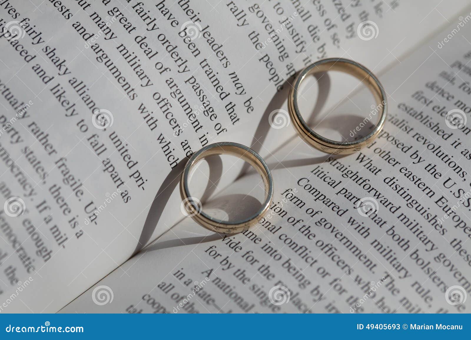 Two gold rings stock image. Image of husband, love, gift - 49405693