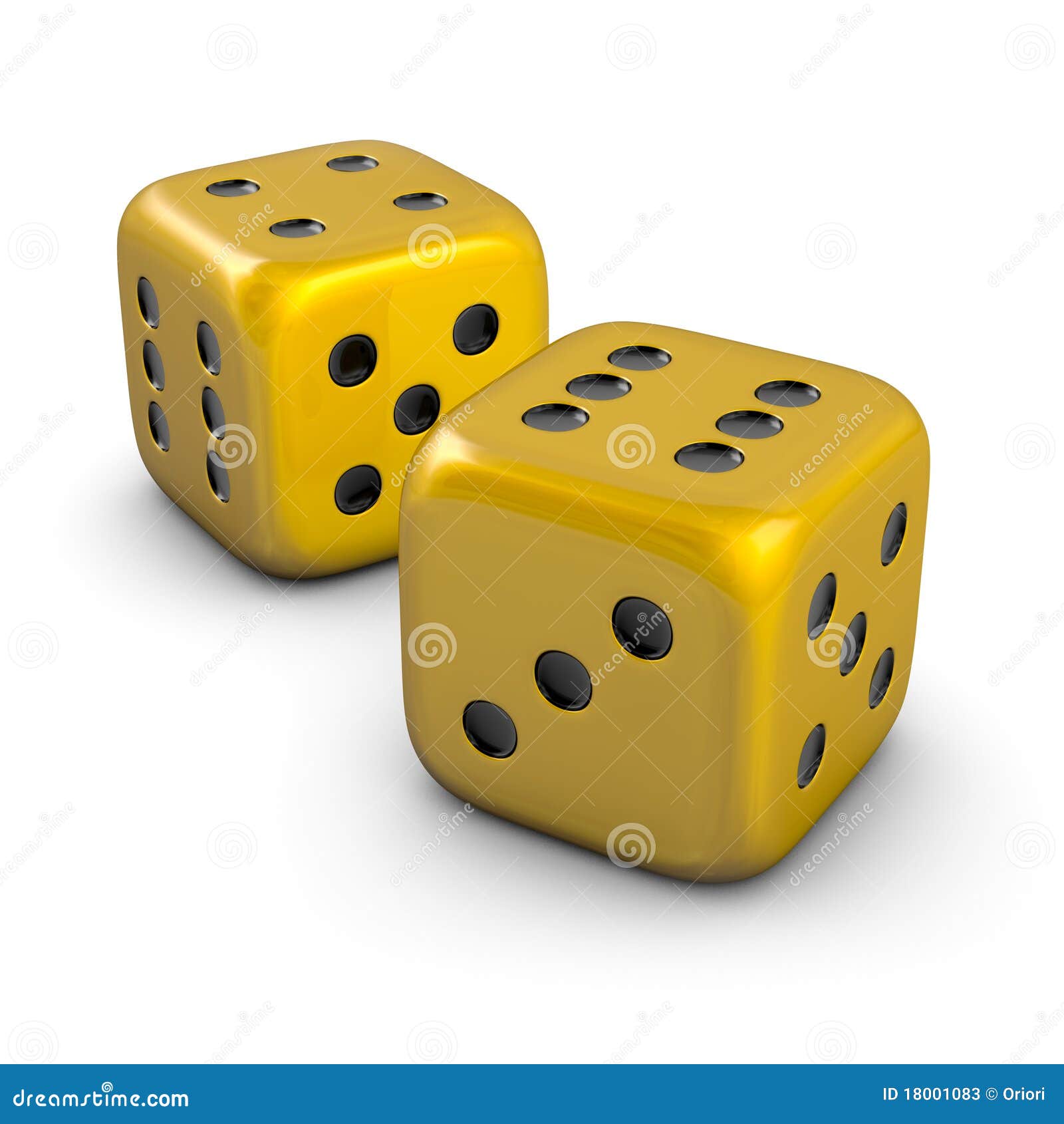 Golden Rpg Dice With Arcane Symbols Stock Image | CartoonDealer.com ...