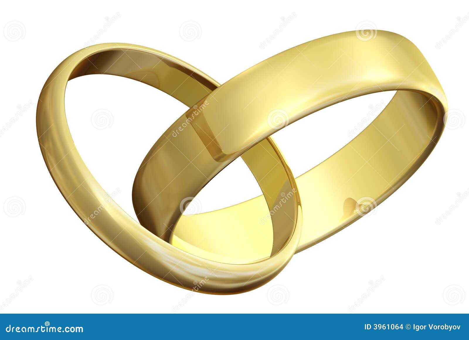 Two Golden Wedding Rings Royalty-Free Stock Photo | CartoonDealer.com ...