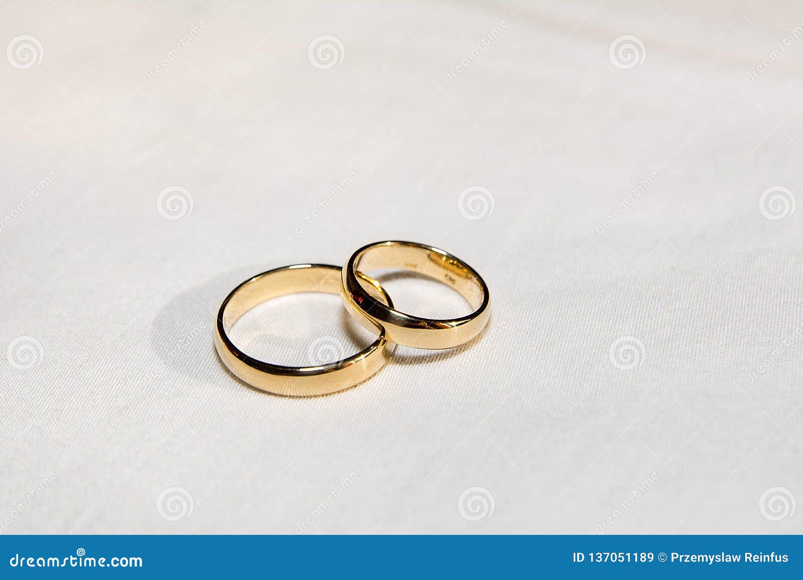 Two golden wedding rings stock image. Image of gold - 137051189