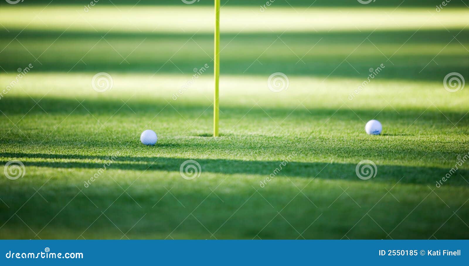 Two golf balls stock image. Image of ball, field, leisure - 2550185