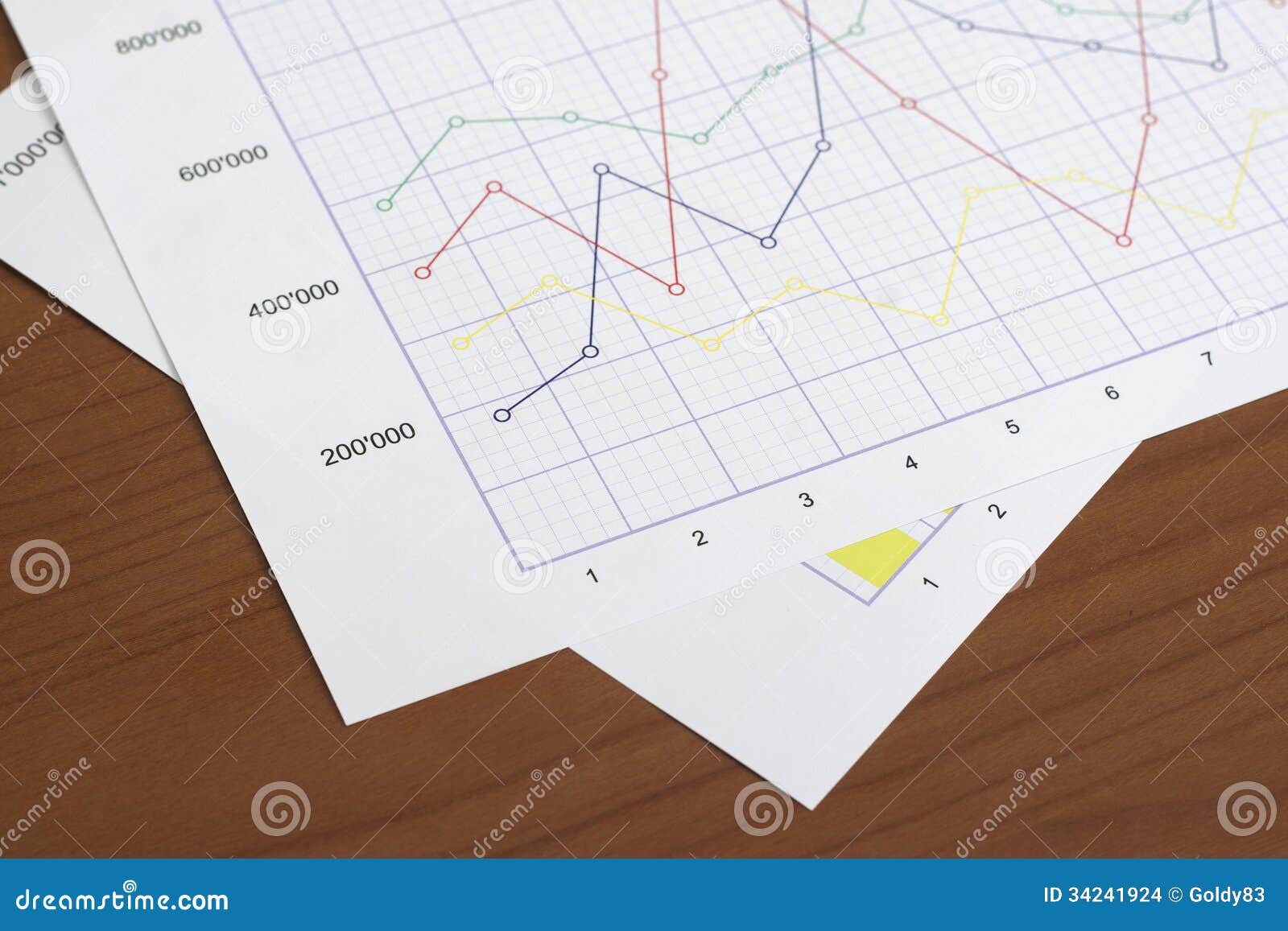 Two graphs stock photo. Image of money, diagram, business - 34241924