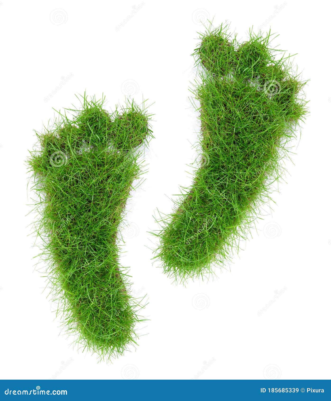 Grass Footprints Royalty-Free Stock Image | CartoonDealer.com #39770962
