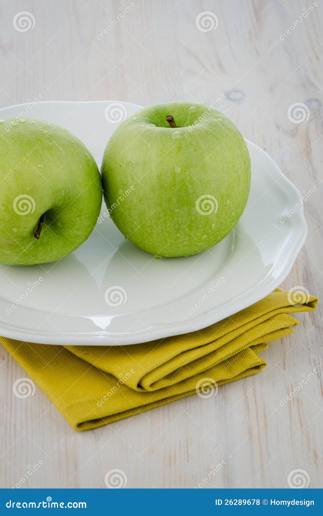 Two green apples stock photo. Image of apple, sweet, pile - 26289678