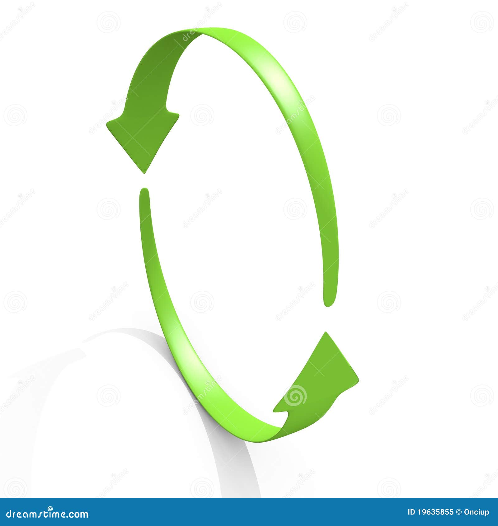 Two green arrows stock illustration. Illustration of beautiful - 19635855