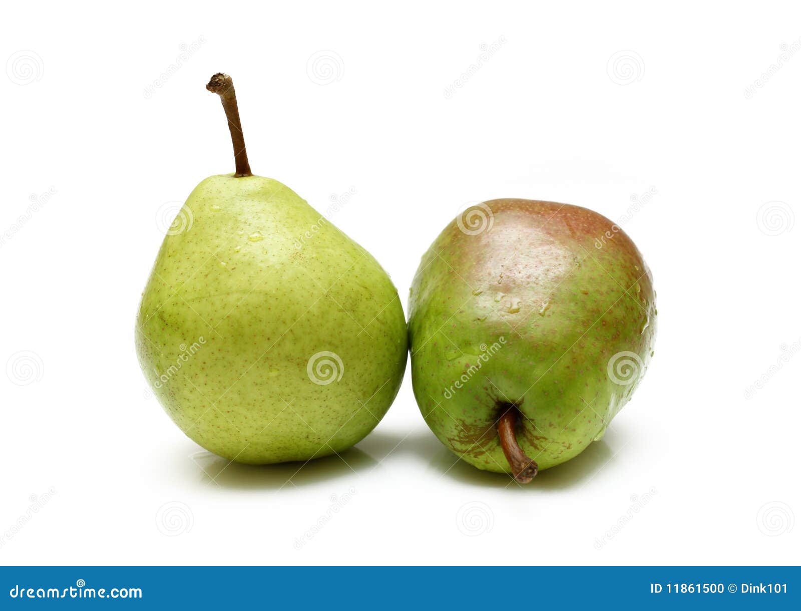 Two green pears stock photo. Image of healthcare, green - 11861500