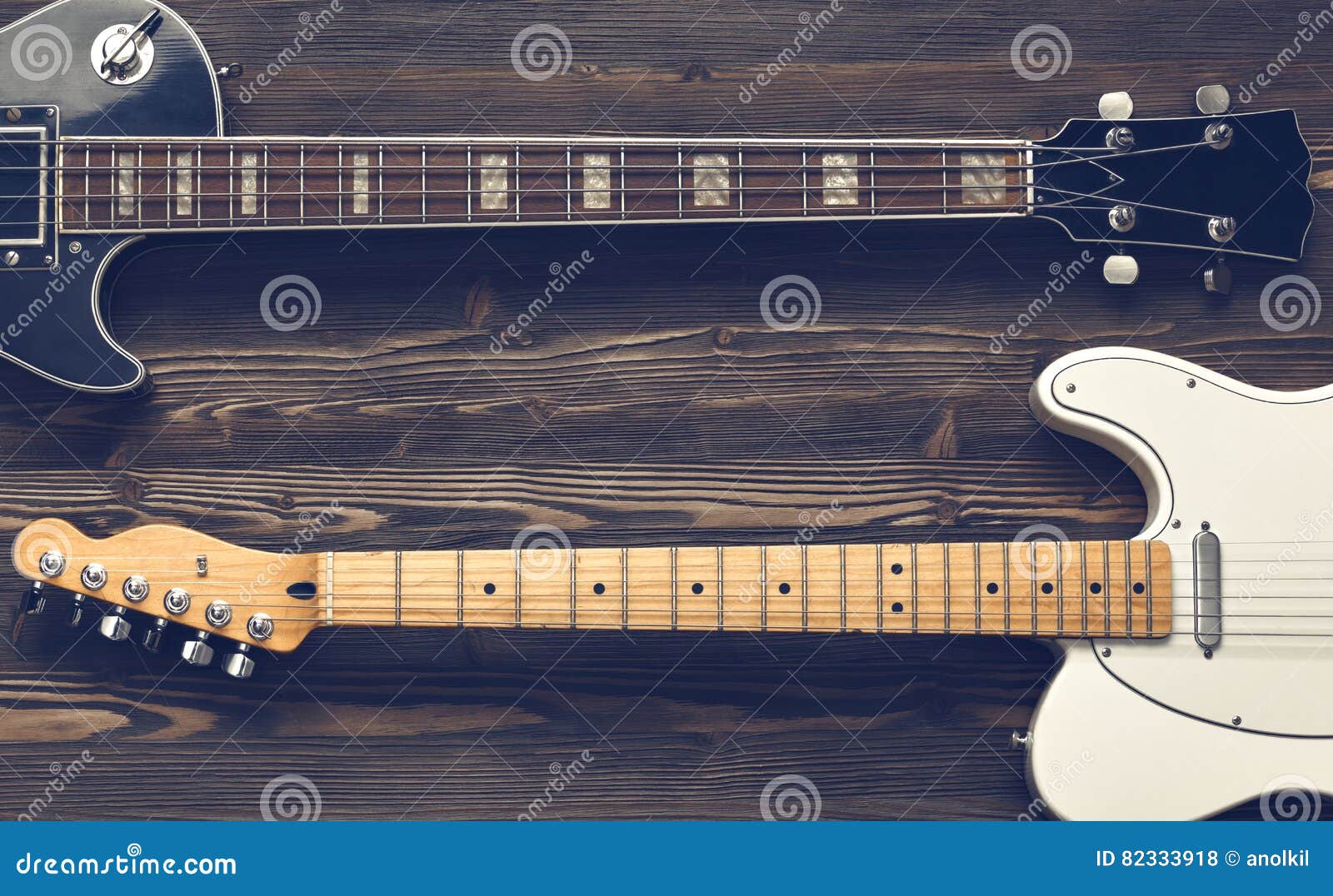 Two guitars. stock photo. Image of guitar, entertainment - 82333918