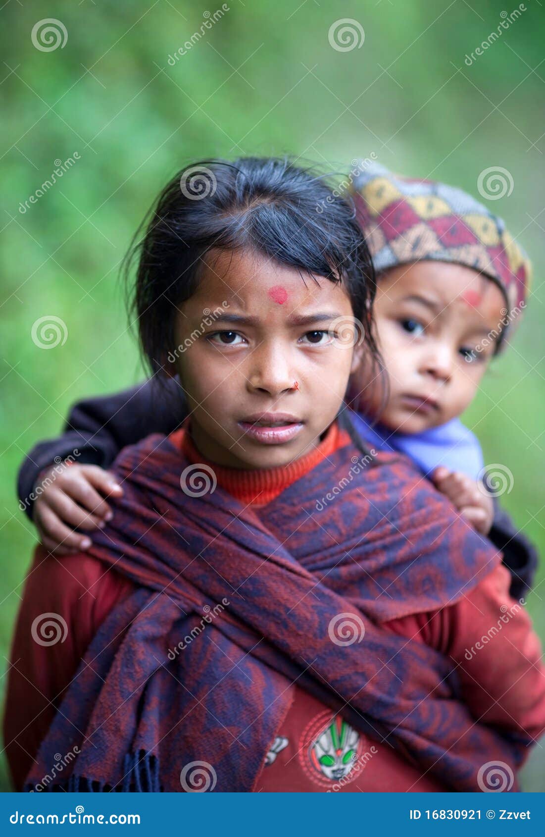 Two gurung children editorial photo. Image of ethnic - 16830921