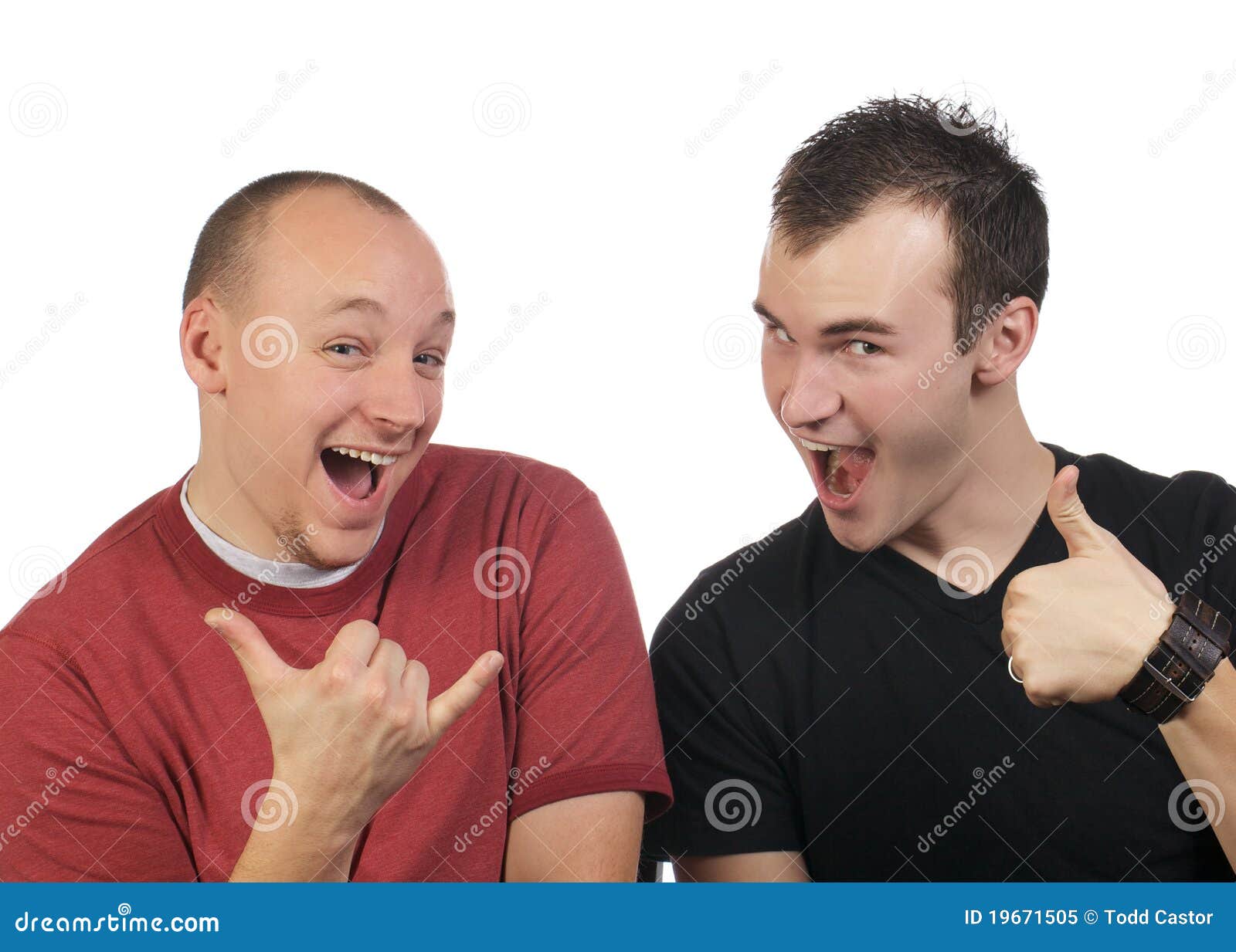 Two guys goofing around stock image. Image of hanging - 19671505