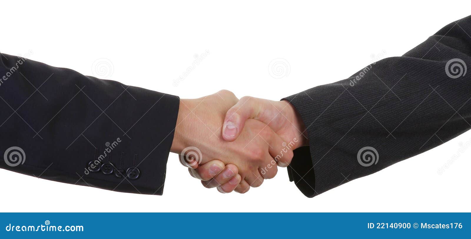 Two Guys With A Handshake Stock Photo - Image: 22140900