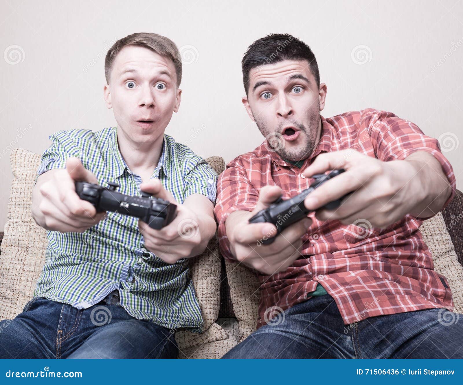 Two guys playing stock photo. Image of competition, line - 71506436