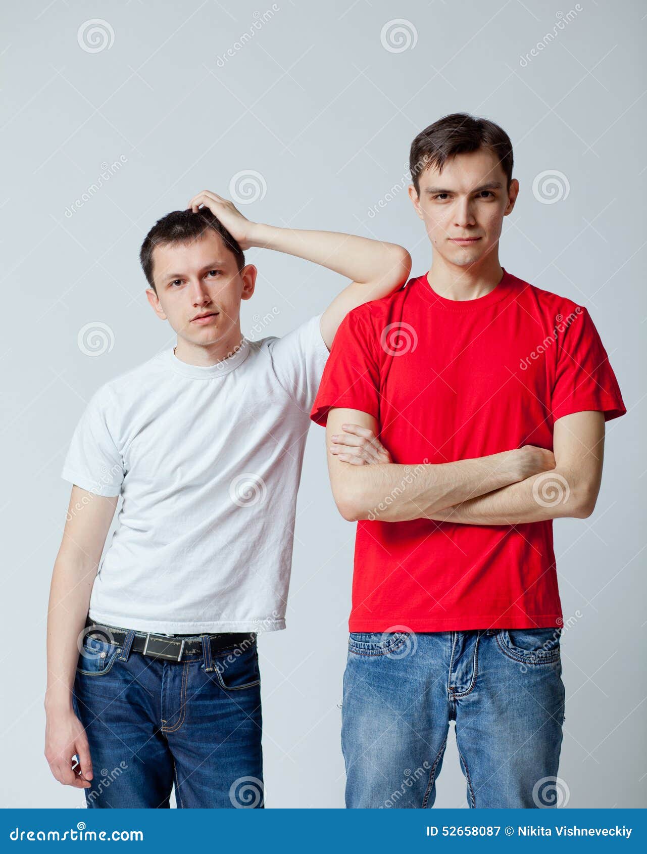 Two guys stock image. Image of casual, friendly, young - 52658087