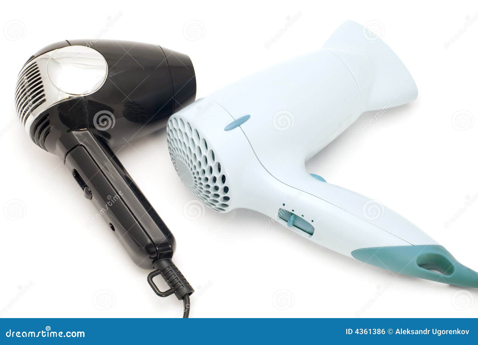 Two hair-drier stock photo. Image of beauty, lady, haircare - 4361386
