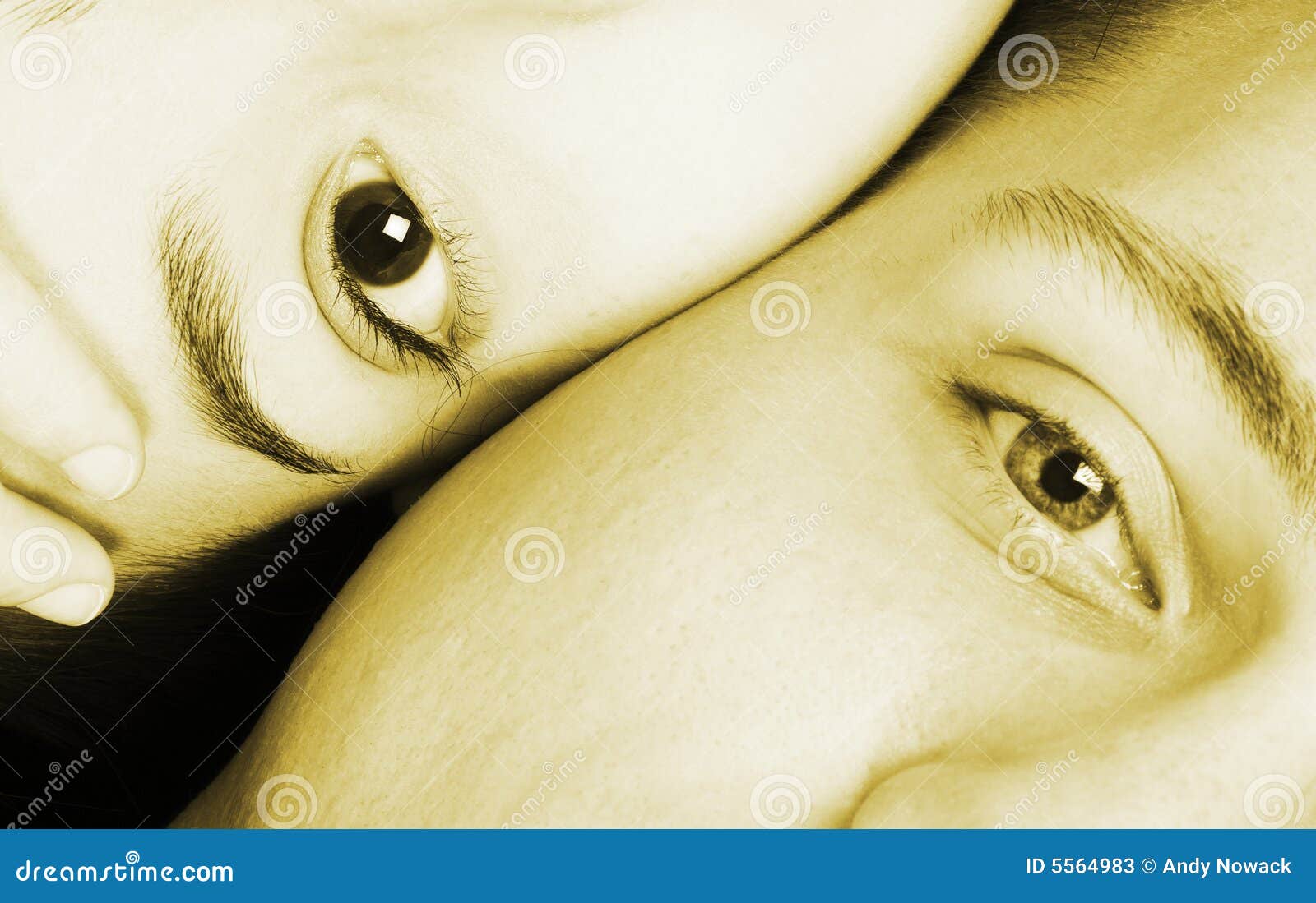 Two half faces sepia stock image. Image of years, sepia - 5564983
