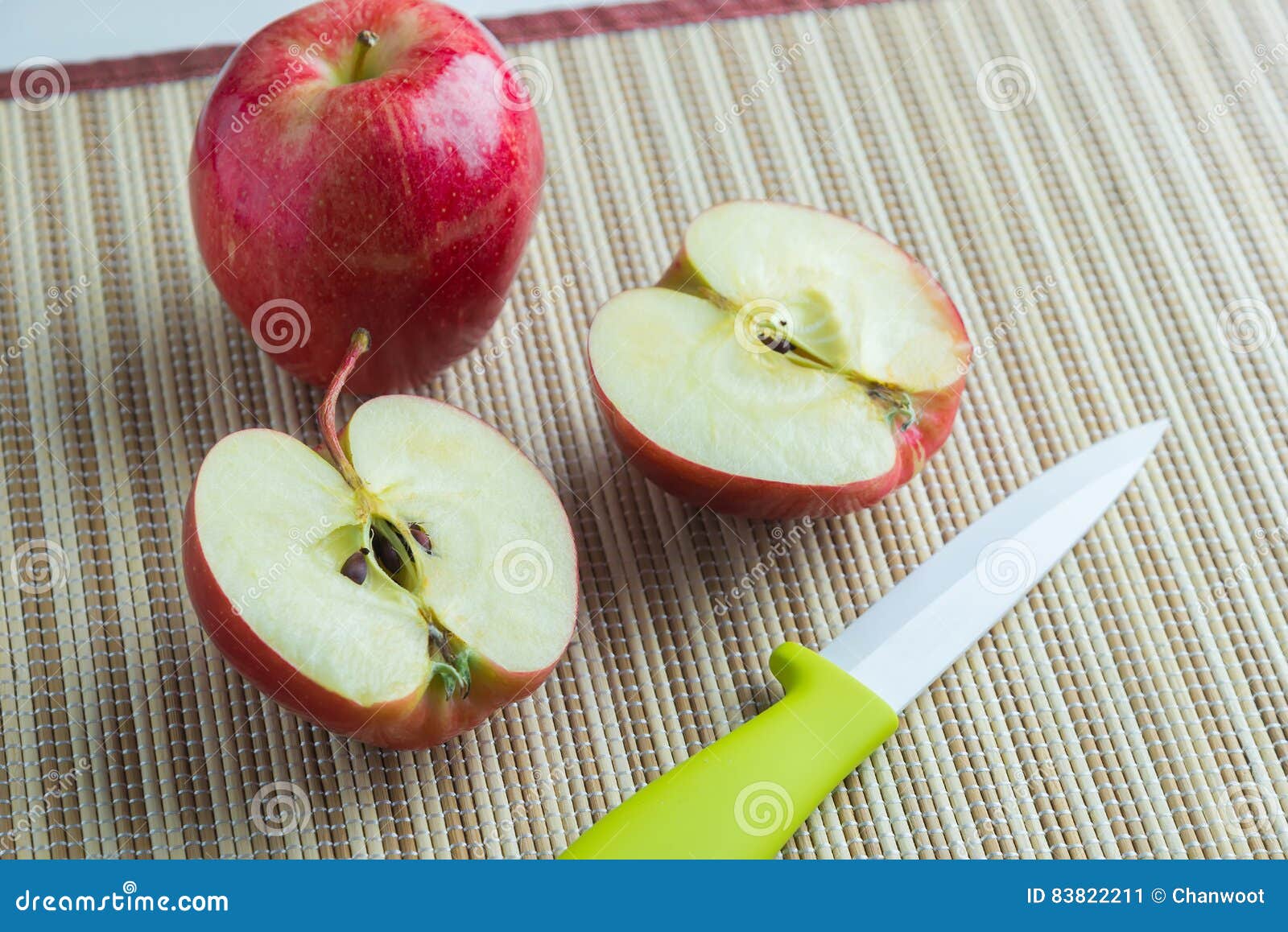 Two halves of an apple stock image. Image of food, chefs - 83822211
