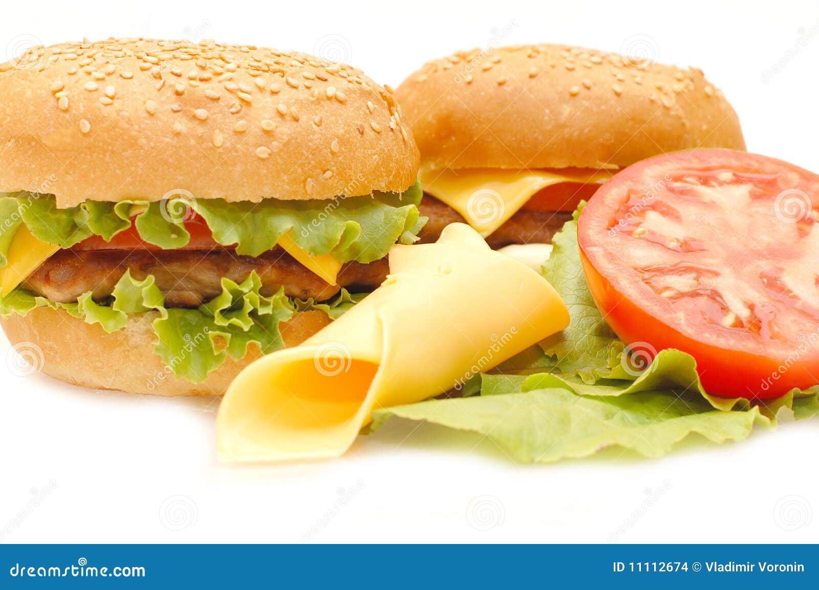 Two hamburgers stock photo. Image of cheddar, culture - 11112674