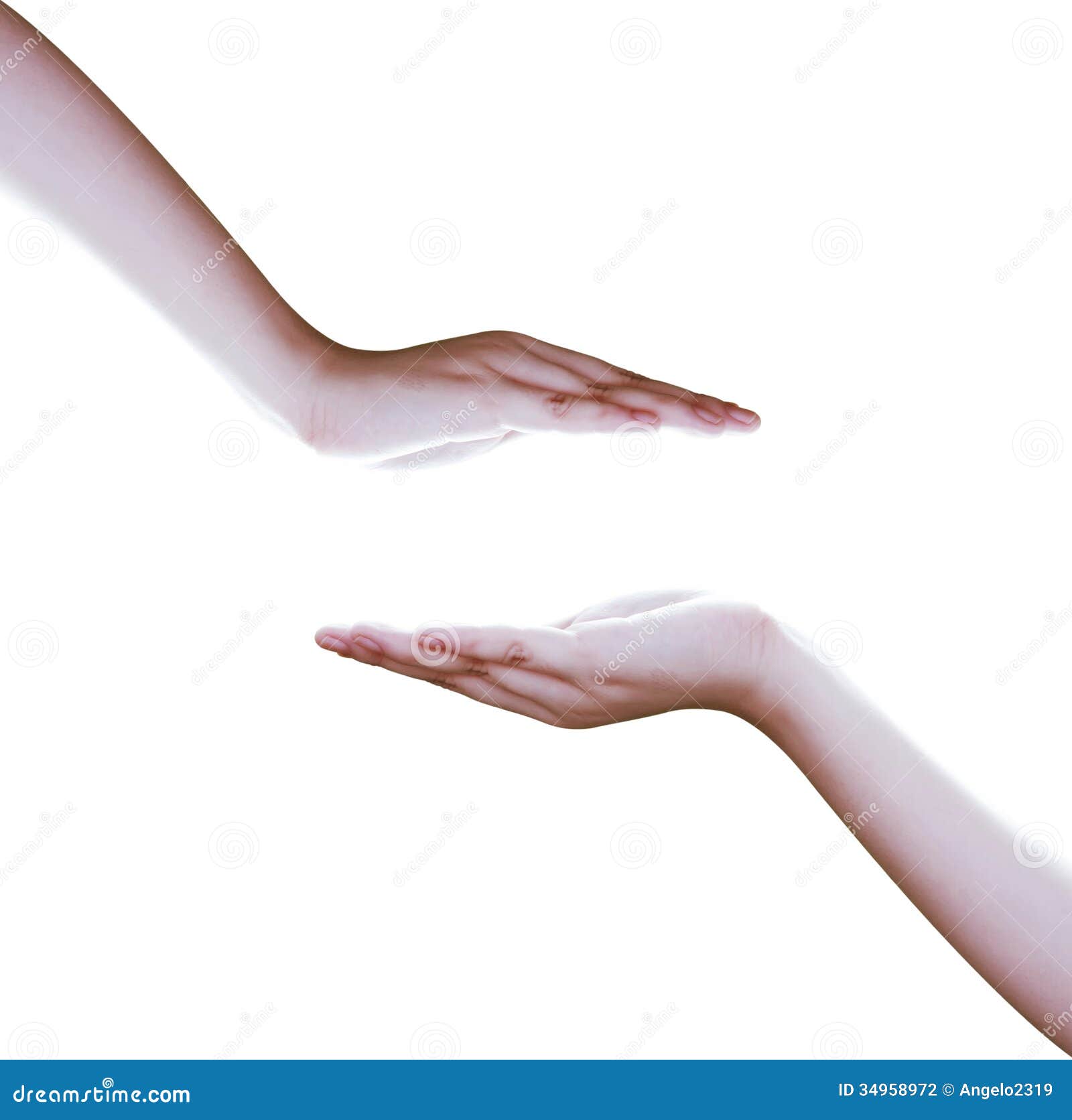 Two Hand 2 stock photo. Image of finger, offer, open - 34958972