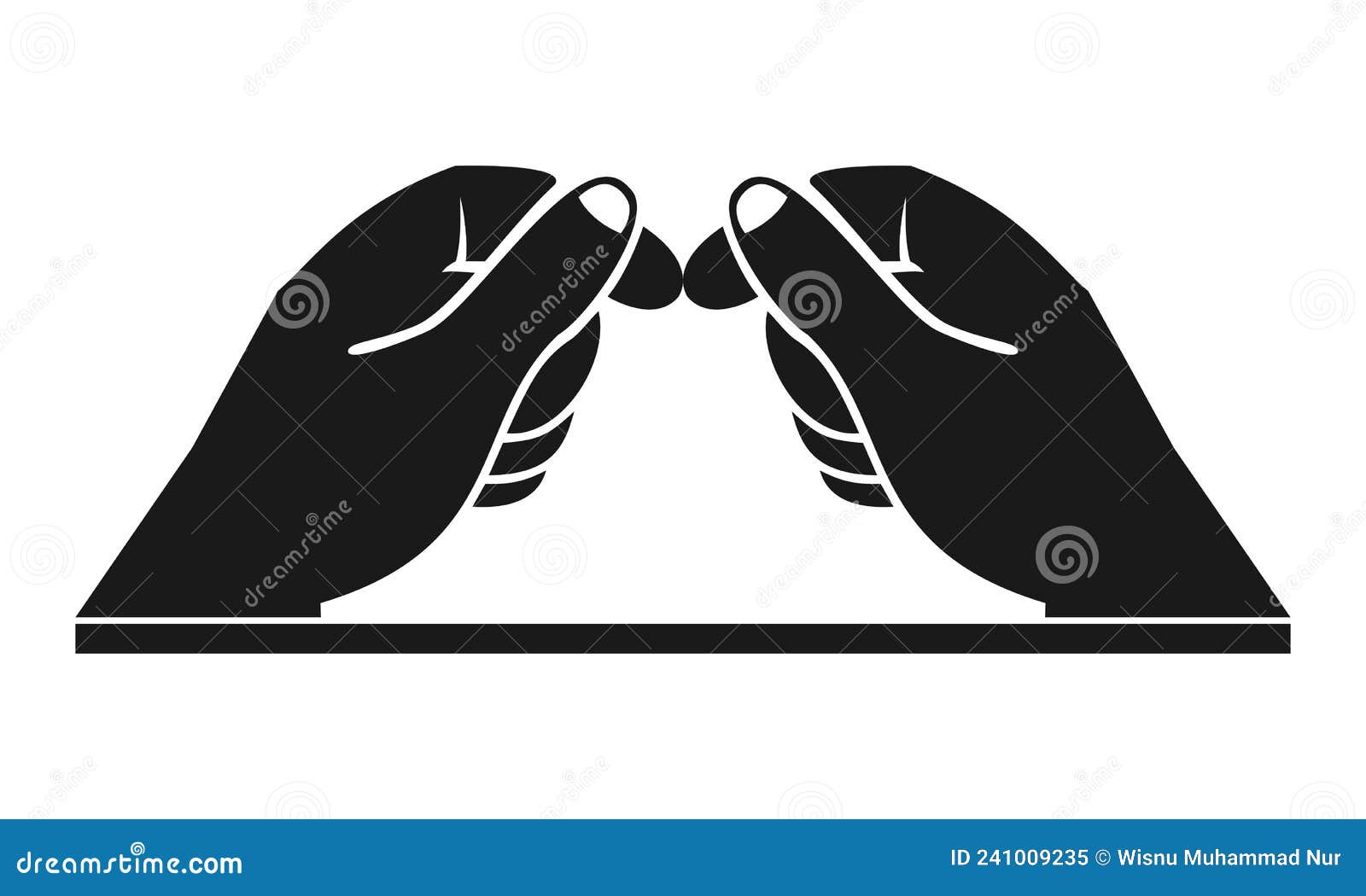 Two Hand Giving Illustration Vector Design Stock Vector - Illustration ...