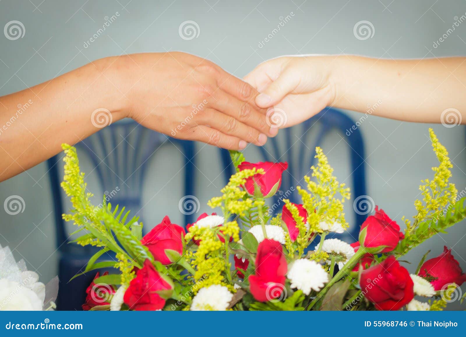 Two Hand of Man and Woman in One Union Stock Photo - Image of female ...
