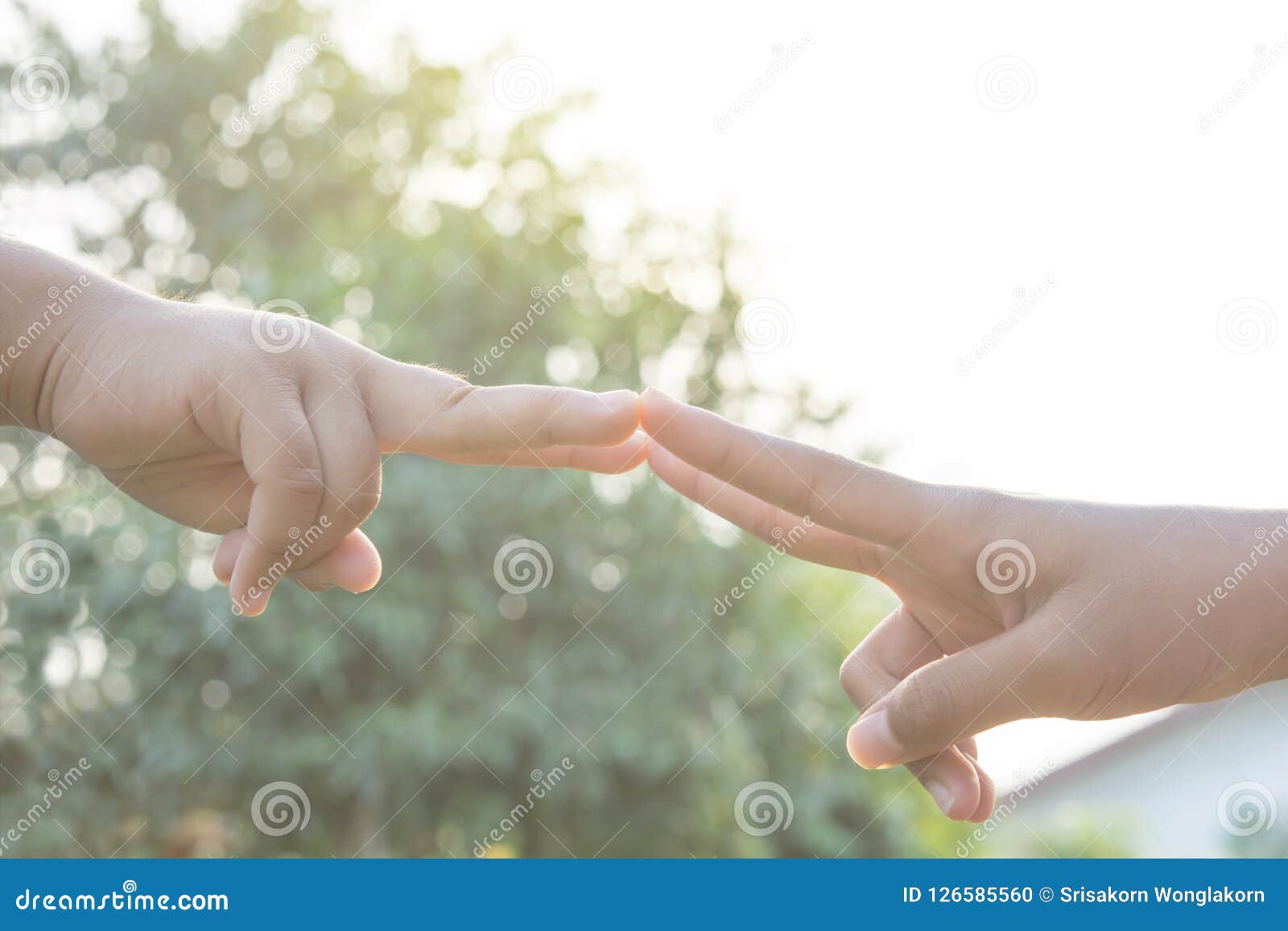 Two Hand Signals Sporting Local Children Stock Photo - Image of hands ...