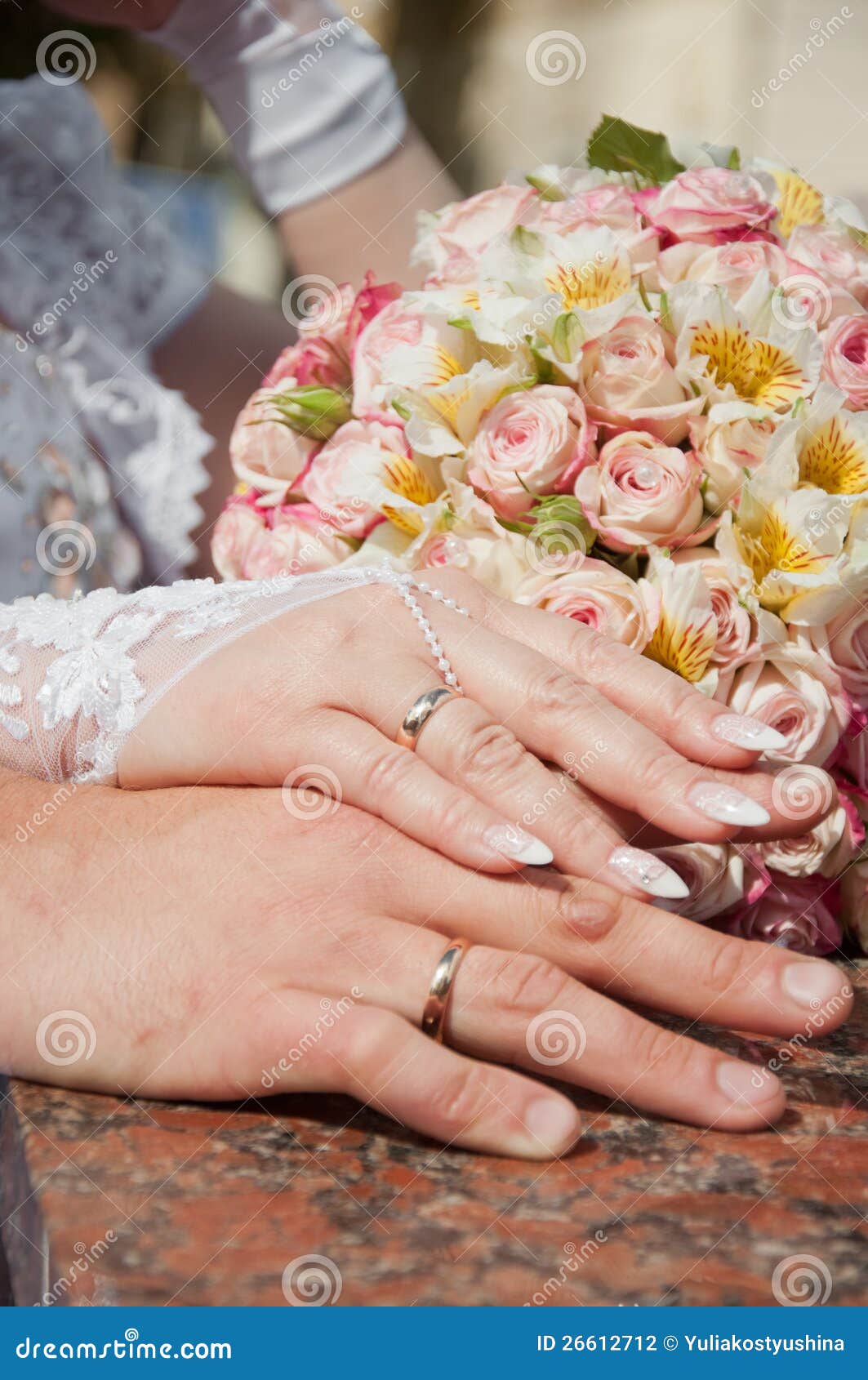 Two hand with wedding ring stock photo. Image of husband - 26612712