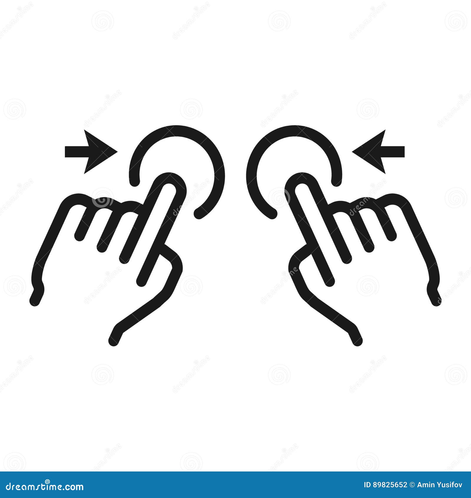 Two Finger Zoom Stock Illustrations – 311 Two Finger Zoom Stock ...