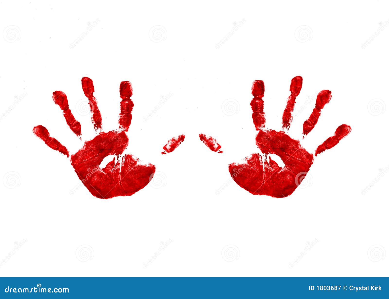 Two handprints stock image. Image of imagination, handprint - 1803687