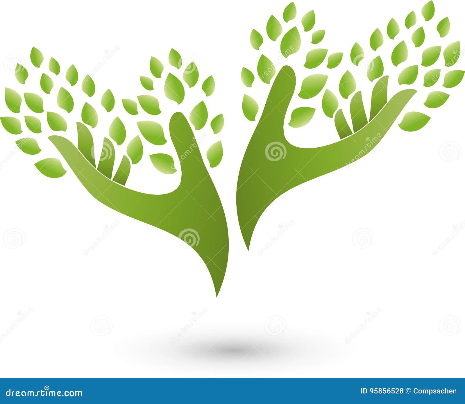 Tree, Plant Of Heart, Naturopath And Wellness Logo Vector Illustration ...