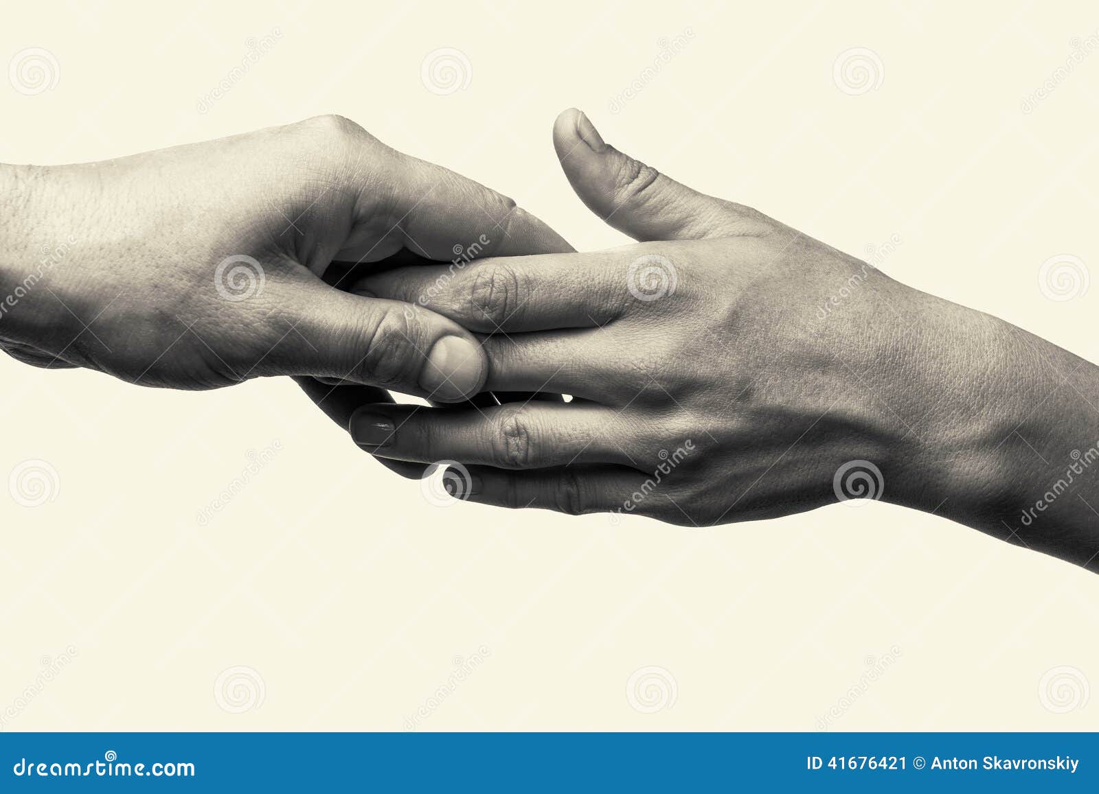 Two hands -care stock image. Image of connection, hope - 41676421
