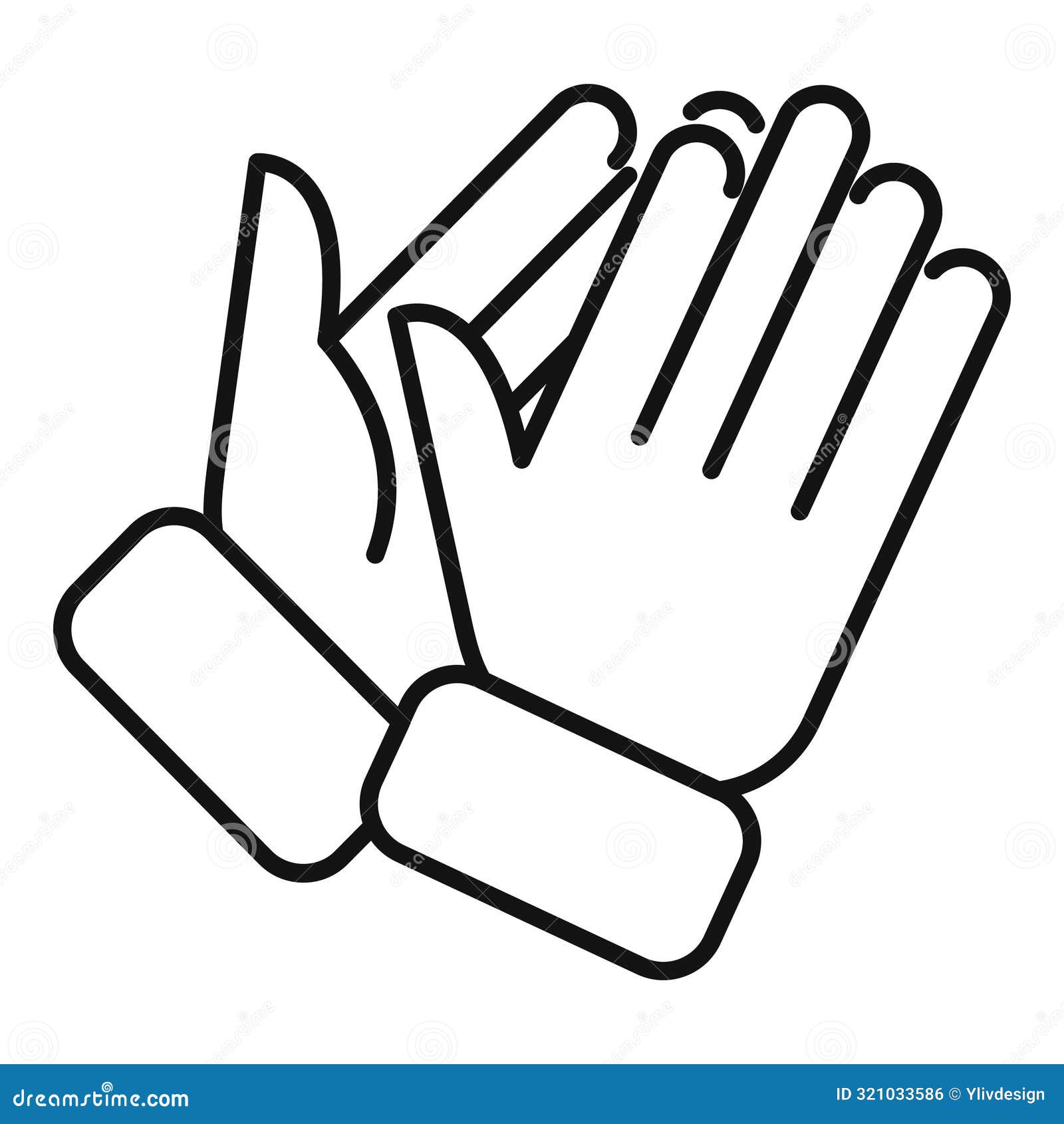 Two Hands Clapping Showing Appreciation Stock Vector - Illustration of ...