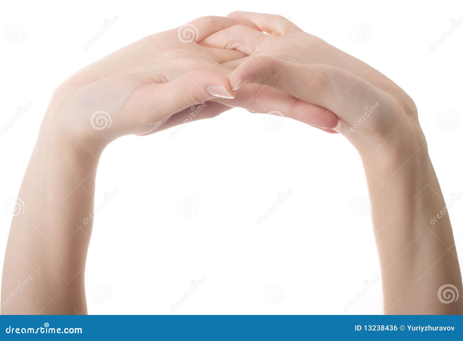 Two hands cross isolated stock photo. Image of caucasian - 13238436