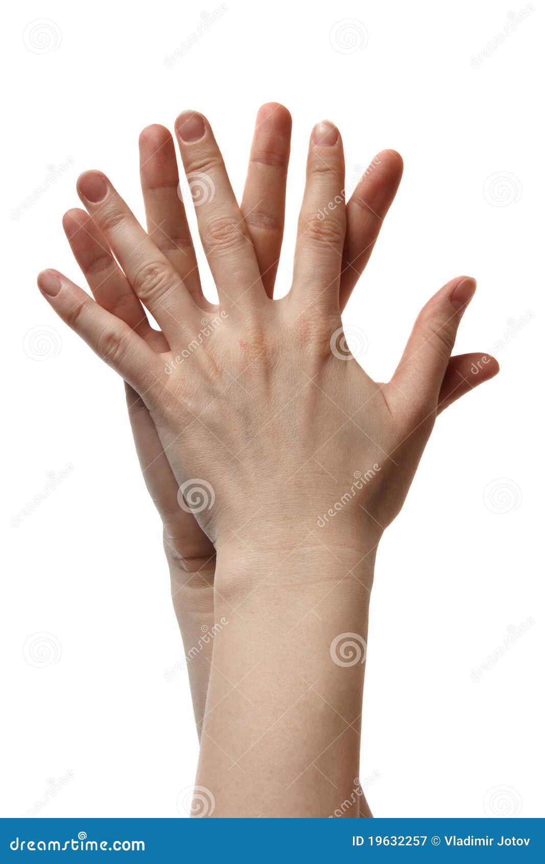 Two Hands with Disarranged Fingers Stock Image - Image of gesturing ...