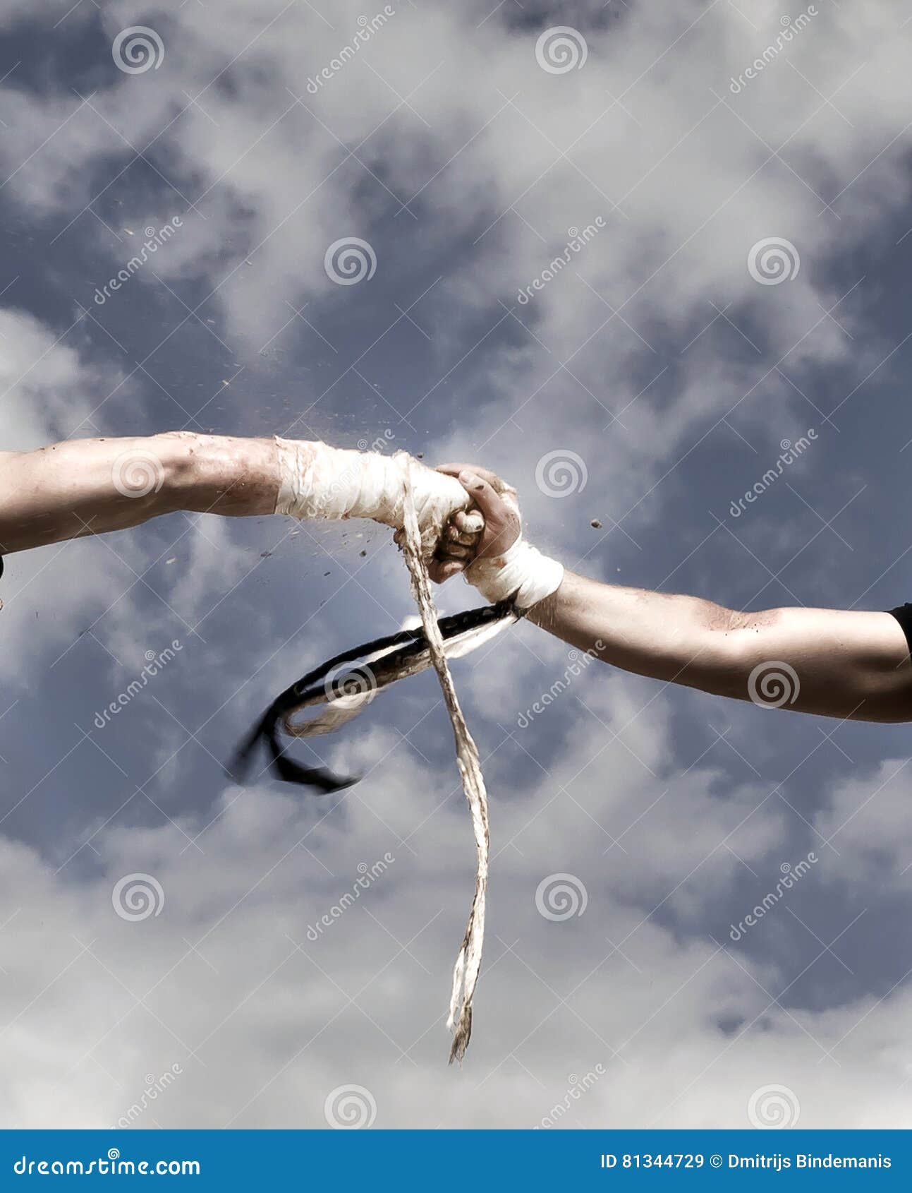 Two hands in a fight stock image. Image of muscular, exercising - 81344729