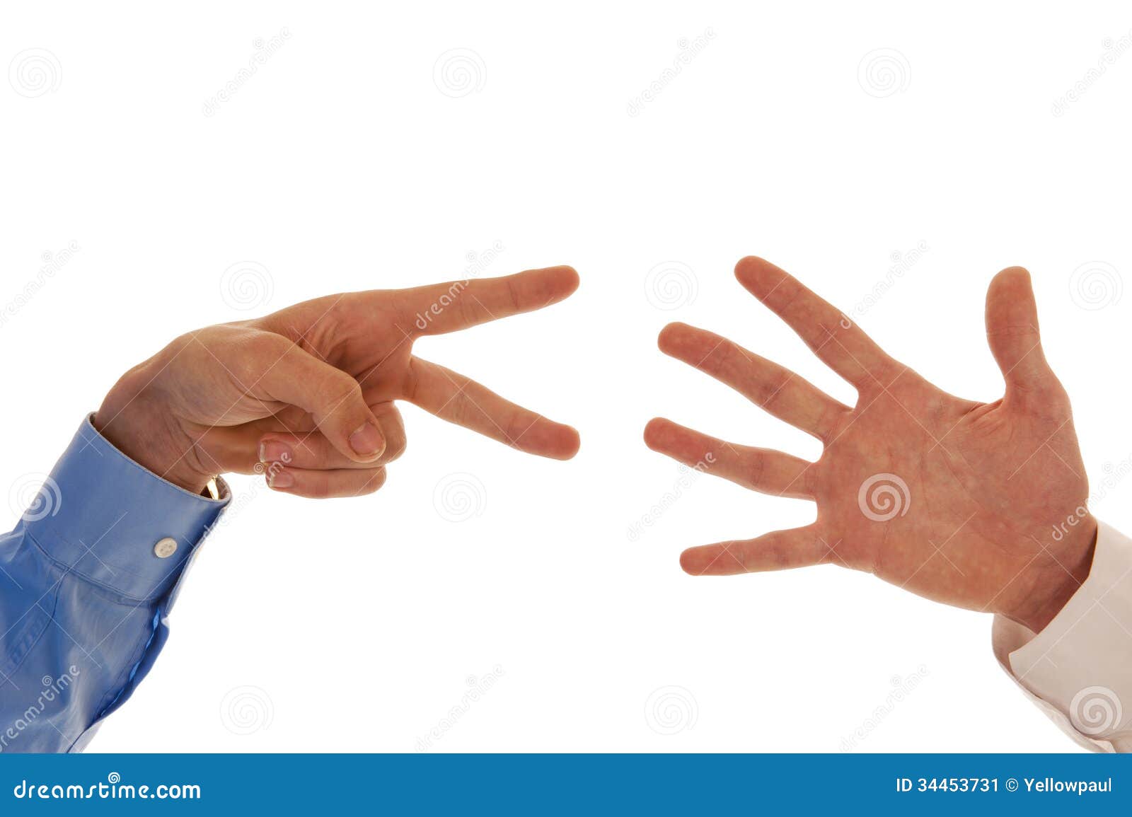 Two Hands Figuring Number Seven Stock Image - Image of cipher, fingers ...
