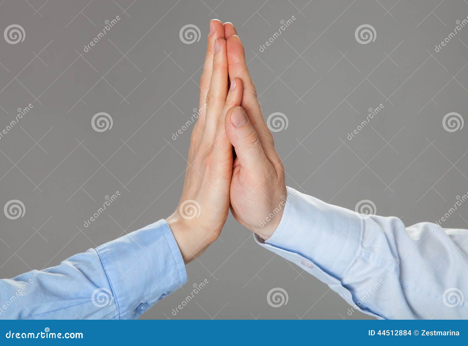 Two Hands Giving High Fives Stock Photo - Image of conceptual ...