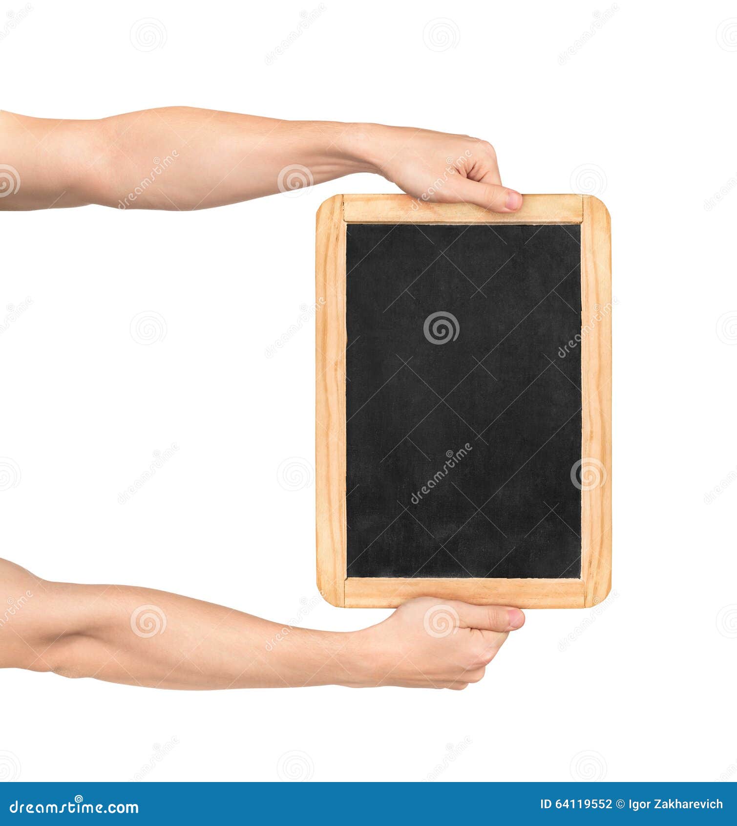 Two hands holding Board stock photo. Image of frame, background - 64119552