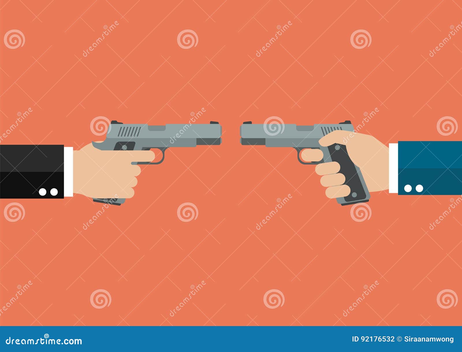 Handgun Hands Shaking