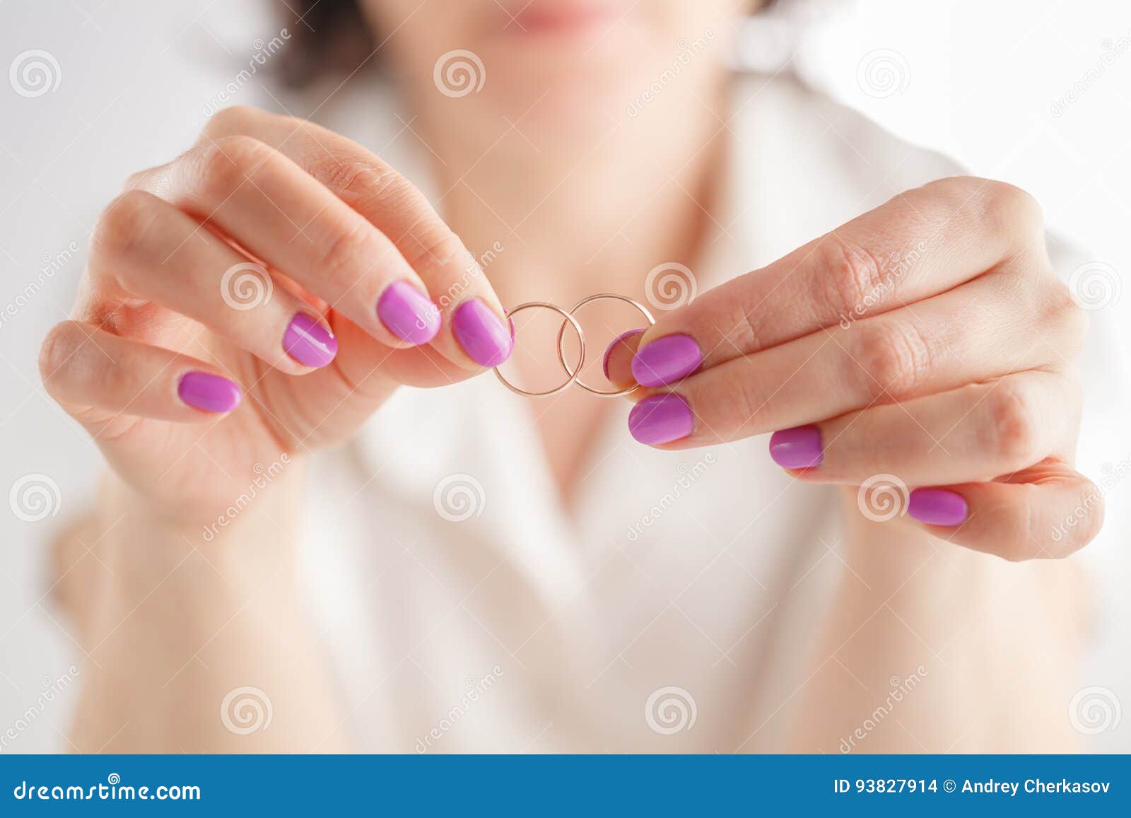 Two Hands Holding Two Gold Rings Wedding Stock Photo - Image of hand ...