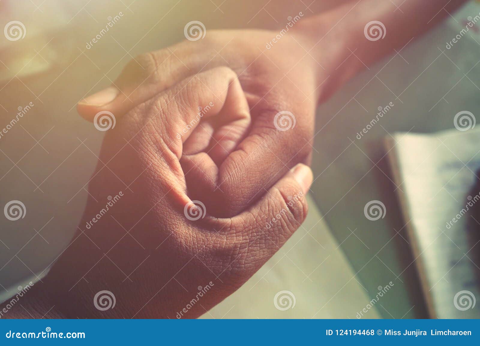 Two hands holding stock photo. Image of fairness, body - 124194468