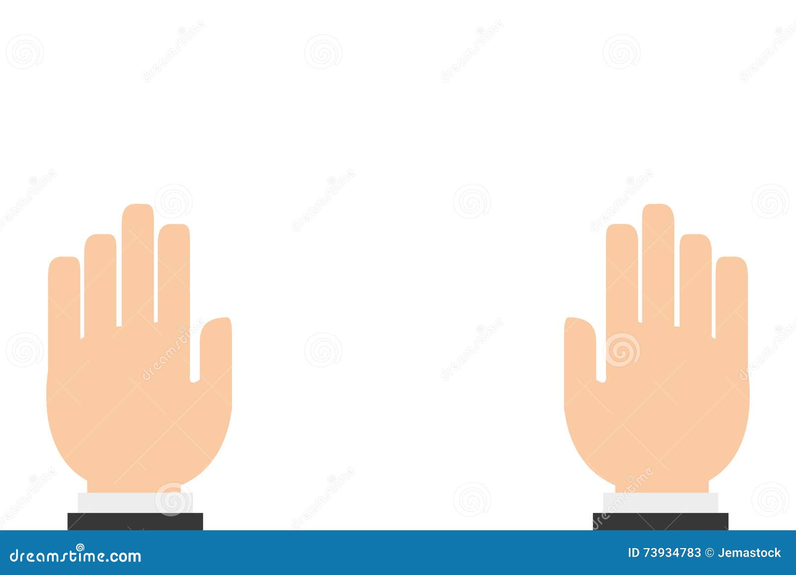 Two hands icon stock illustration. Illustration of hope - 73934783