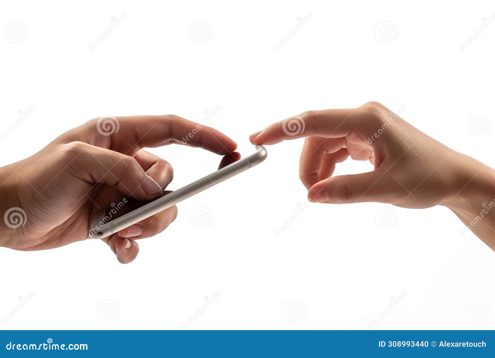 Digital Handoff stock photo. Image of modern, finger - 308993440