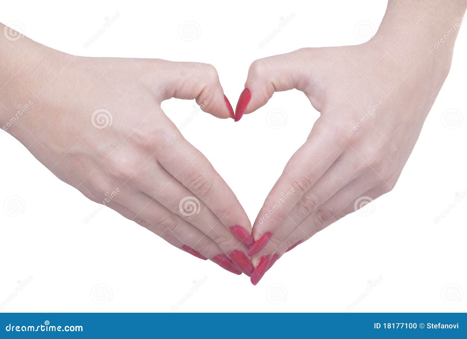 Two Hands Making A Heart Logo