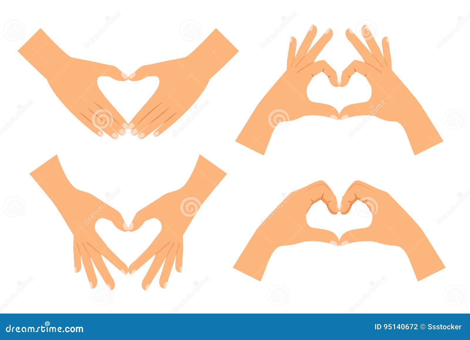 Two Hands Making Heart Shape Stock Vector - Illustration of icon ... Two Hands Making Heart Shape Stock Vector - Illustration of icon ...